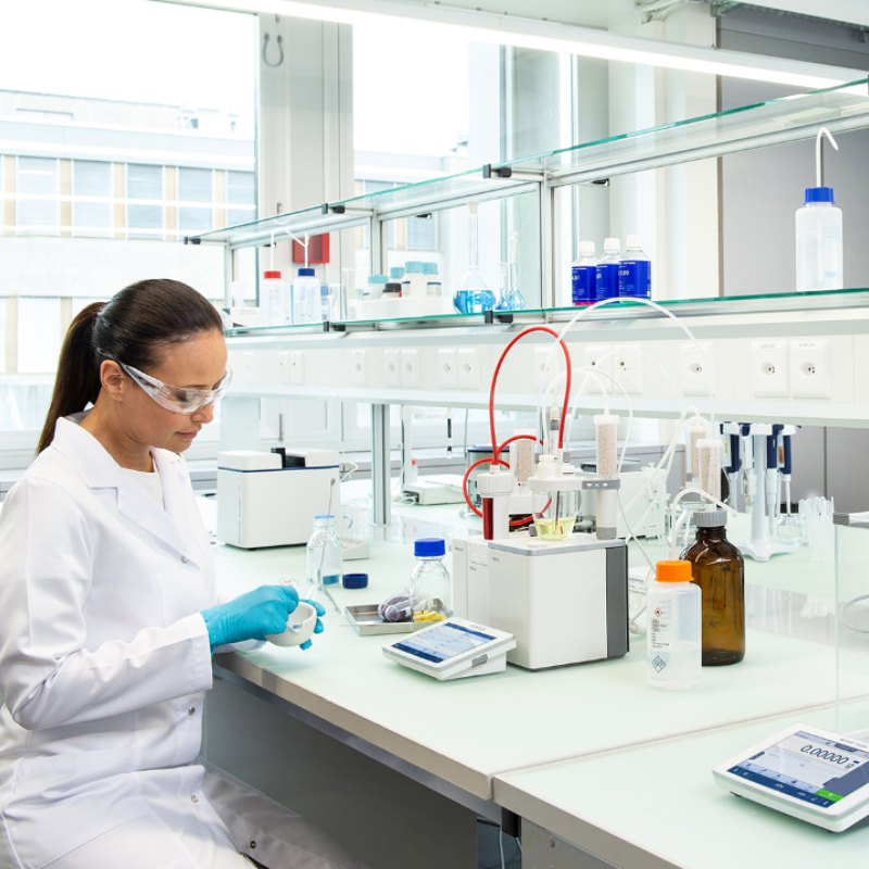 เครื่องไทเทรตแบบ Karl Fischer อัตโนมัติ ยี่ห้อ Mettler Toledo - Mylabscale